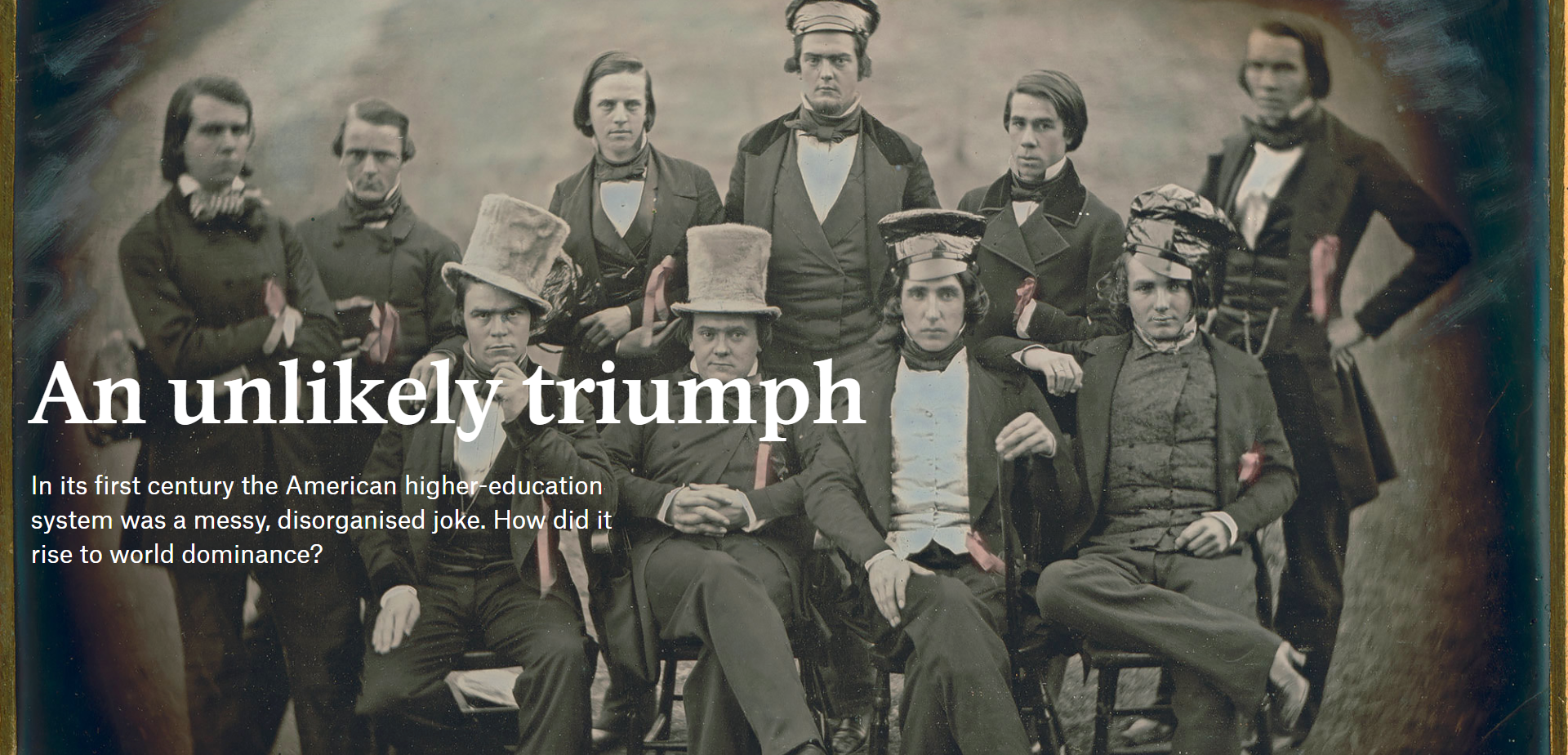 Rags to Riches: How US Higher Ed Went from Pitiful to Powerful – David ...